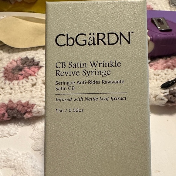 CbGaRDN | Skincare | Cb Satin Wrinkle Revive Syringe Cream | Poshmark